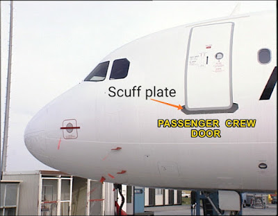 Aircraft Entry Door Scuff Plate