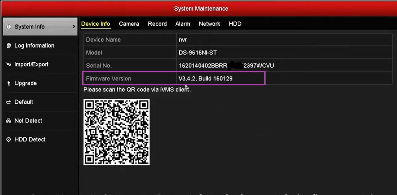 Cara upgrade firmware DVR/NVR Hikvision Terbaru - Gallery Kopas