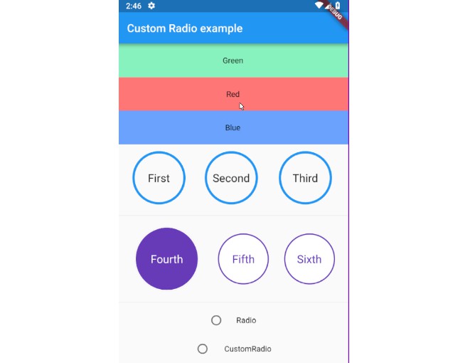 A Radio Button Widget For Flutter That Supports Custom Builders Flutter Tutorial