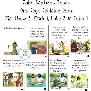 Jesus is Baptized | Bible Fun For Kids