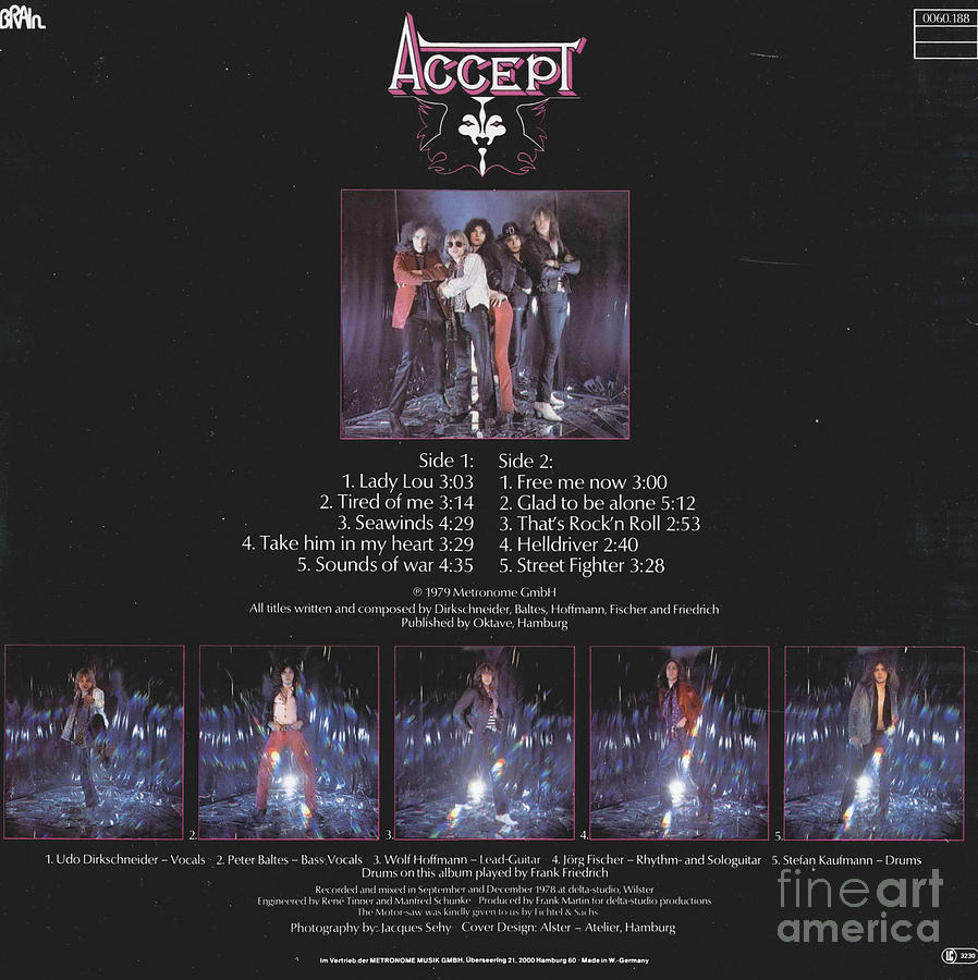 Classic Rock Covers Database: Accept - Accept (1979)