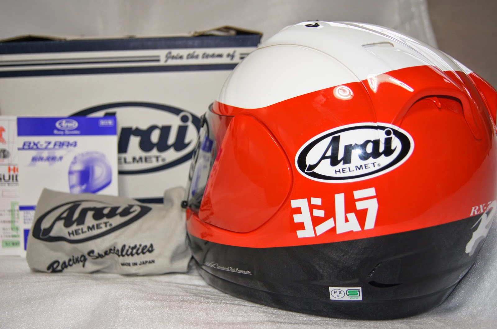 samurai‐bikers: ARAI RX-7 RRⅣ YOSHIMURA RACING helmet Limited NEW old ...