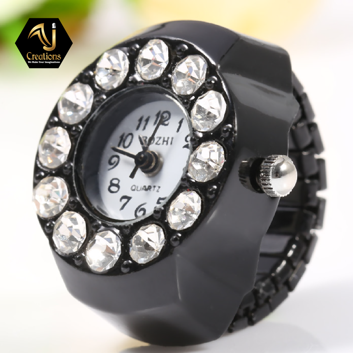 Ring Watch Black