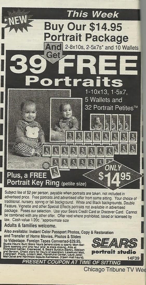 The TV Guide Historian: Sears Portrait Studio Ad