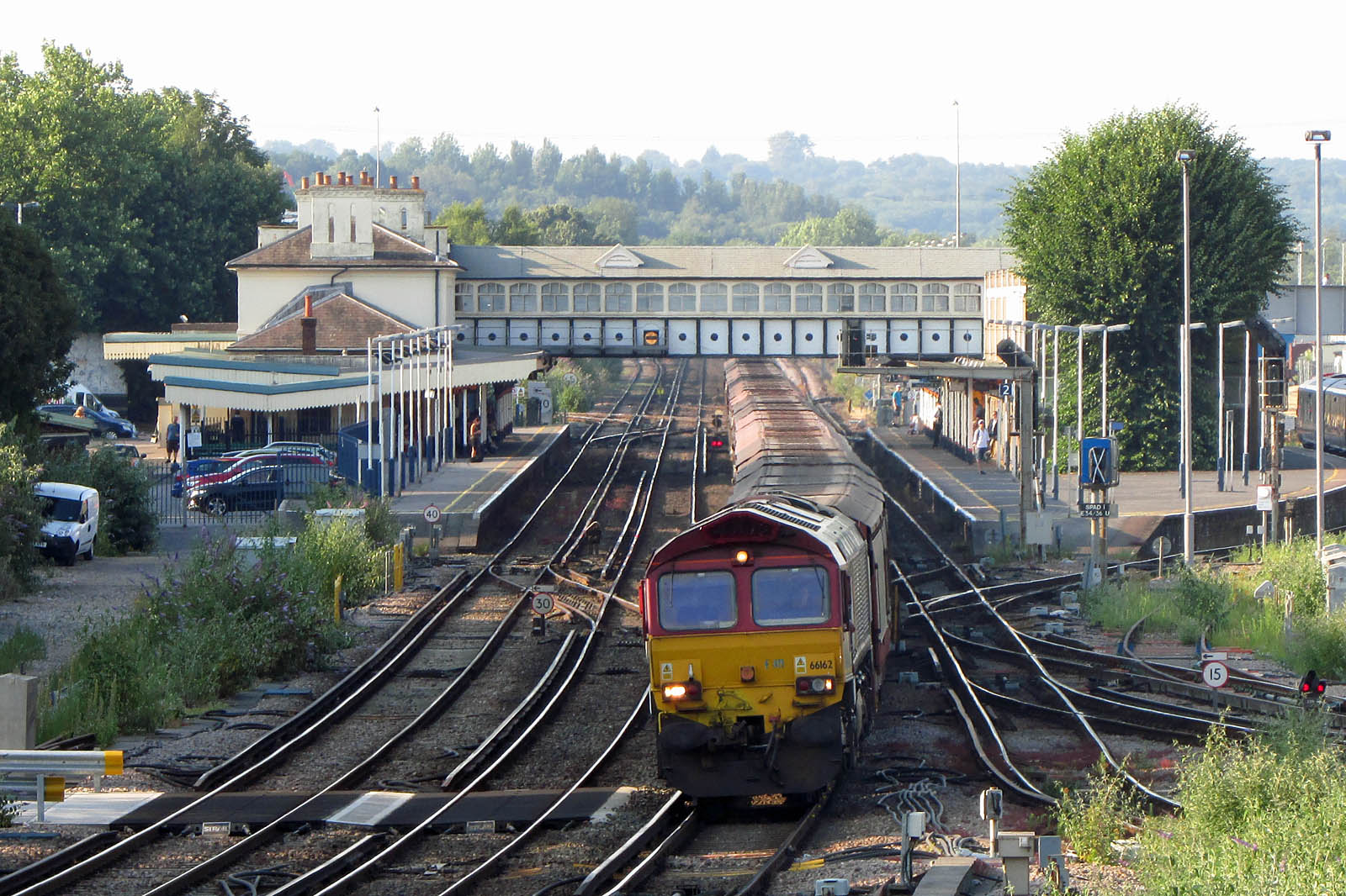47s and other Classic Power at Southampton: Car trains at Eastleigh ...