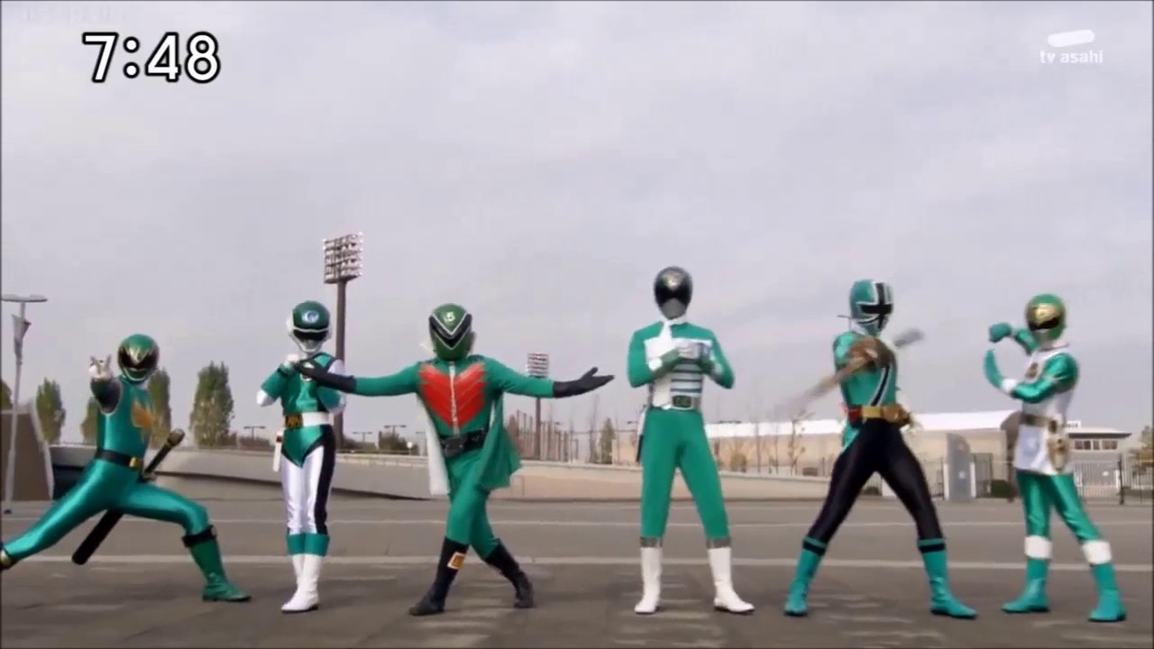 Toku-Link # 34: Super Sentai' Green Rangers as additional members