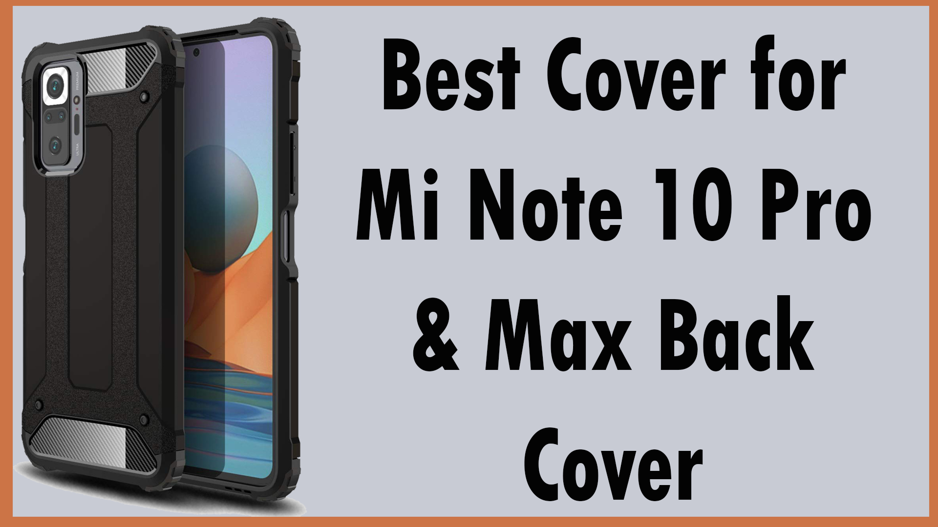 Best 5 Back Cover for Mi | Redmi Note 10 Pro Max - Flip Cover - Smoke ...