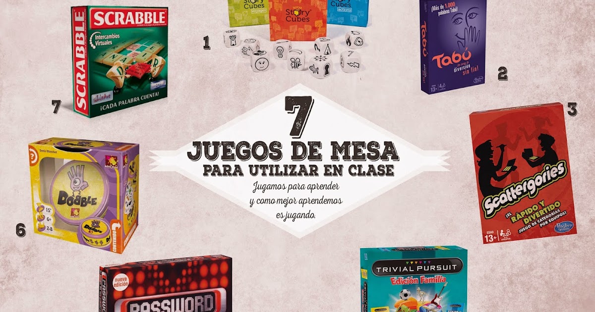 AYUDA PARA MAESTROS: 7 juegos de mesa para utilizar en clase