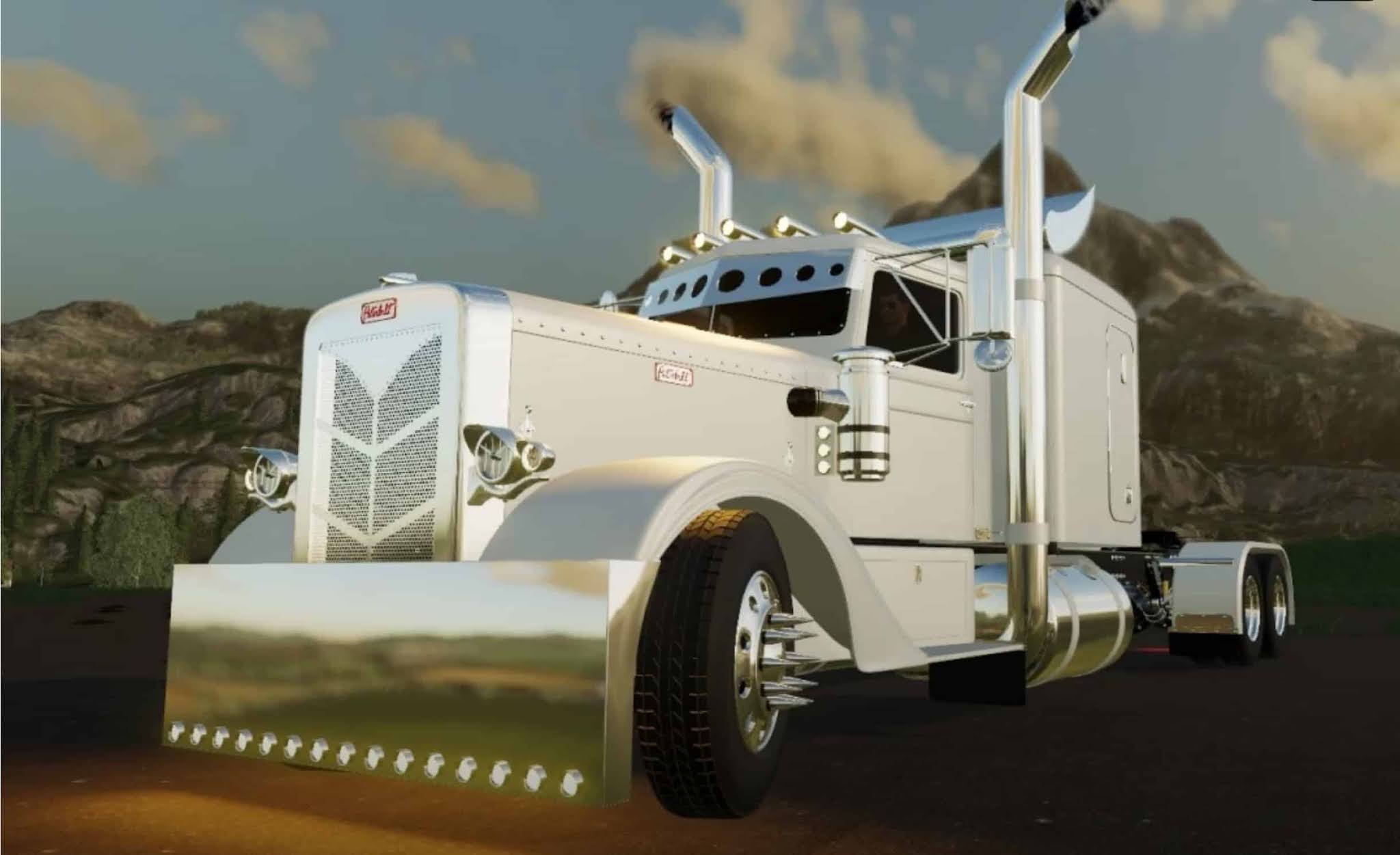 FS19 HAJ Peterbilt 351 Custom v1.0 - FS 19 & 22 USA Mods Collection