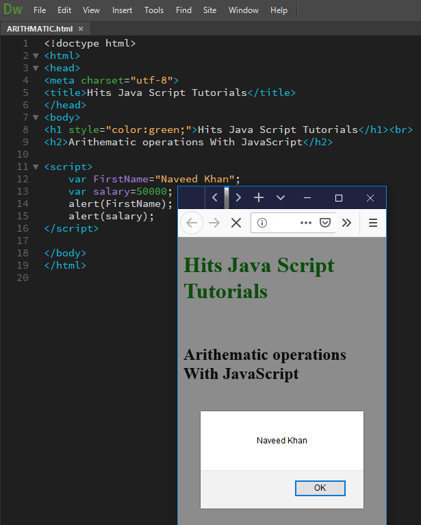 Building Blocks of JavaScript | Hits JavaScript Tutorial