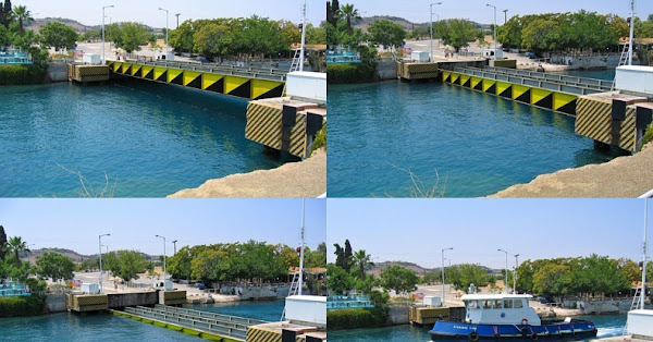 Submersible Bridges of Corinth Canal, Greece | Amusing Planet
