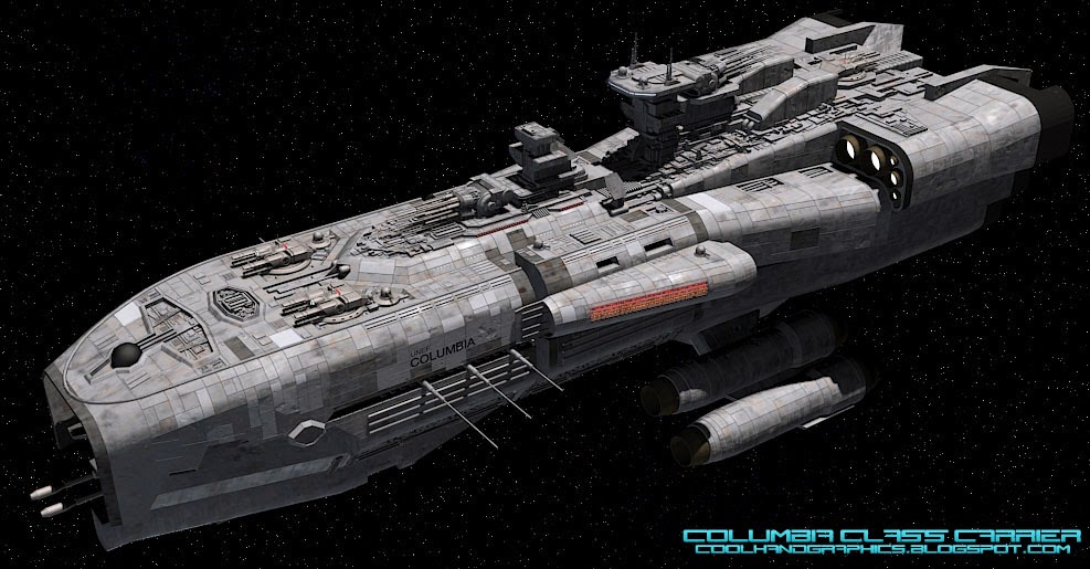 Coolhand: Big Spaceships 004 - Columbia Class Carrier - Part 2 (of 2)