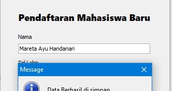 Tutorial membuat form registrasi menggunakan Java Swing dan MySQL | Catatan Orata