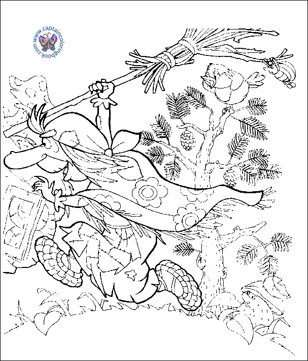 Baba Yaga Coloring Pages Coloring Pages