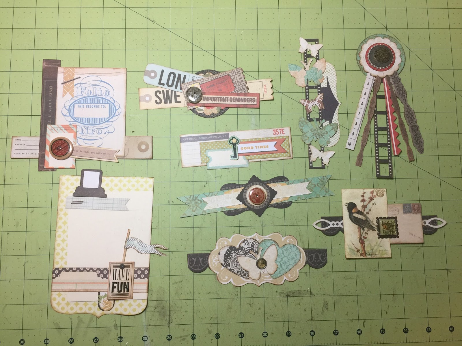 A Creative Operation: "Memories" File Folder Album, Part 3