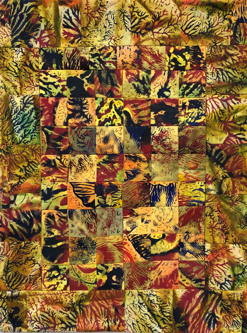 Jeanne Aird's Art Fabric and Quilts: Coronavirus Quilt