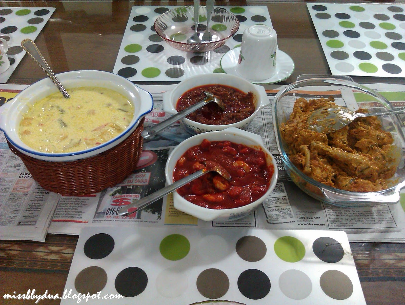 My Sweet Moments: Makan banyak-banyak di pagi raya