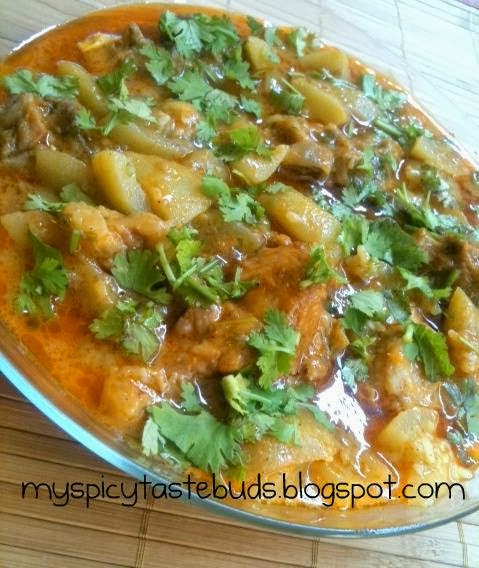 My Spicy Taste Buds: Kadu Gosht