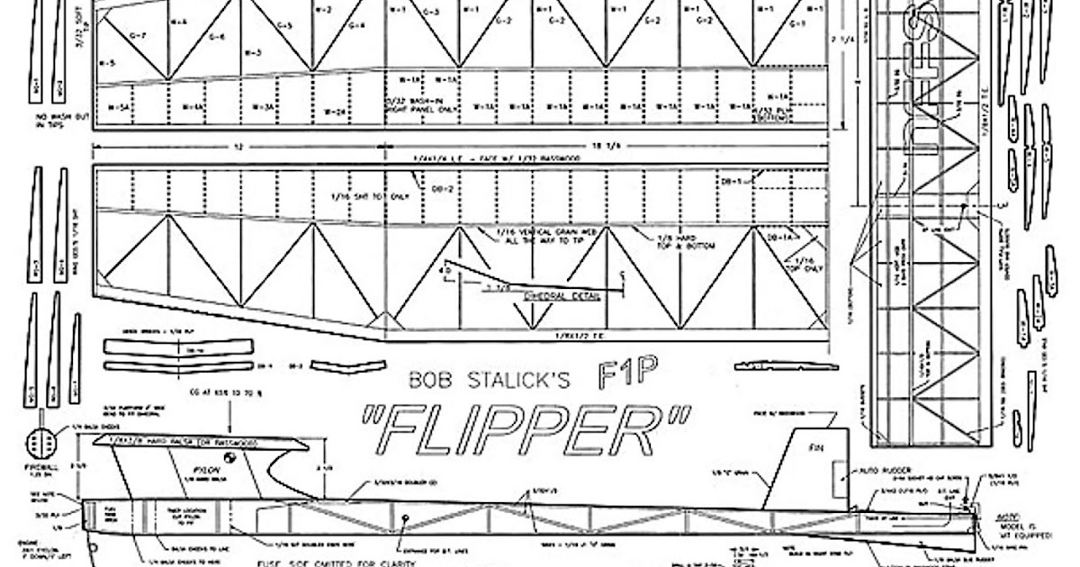 Volar Libremente - Free Flight Models Airplanes: FLIPPER de Bob Stalick