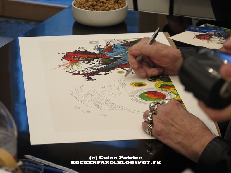 ROCKERPARIS: Dédicace Philippe Druillet @ Galerie Christian Collin ...