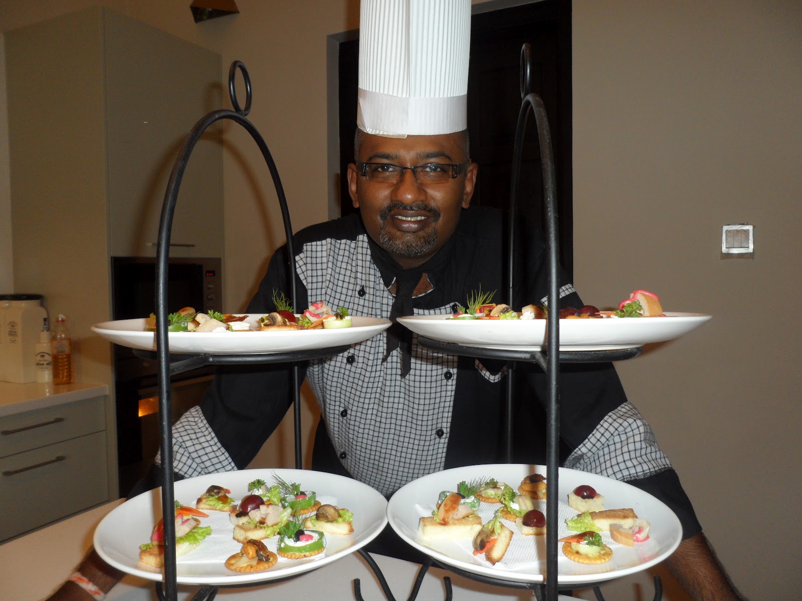 Cook with Chef Duminda: Chef Duminda's Canape prepration