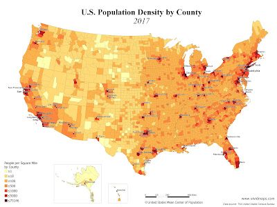 Us population density interactive map - texaskoti
