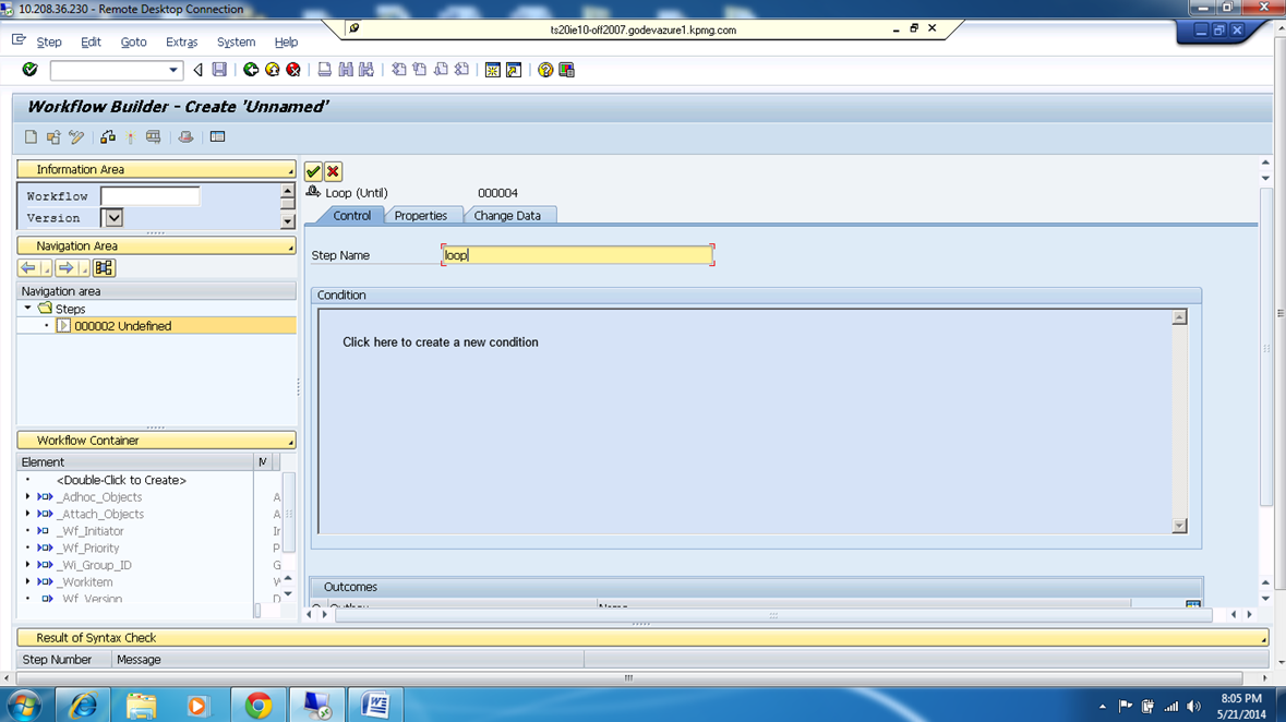 An Sap Consultant Sap Workflow Loop Step Type