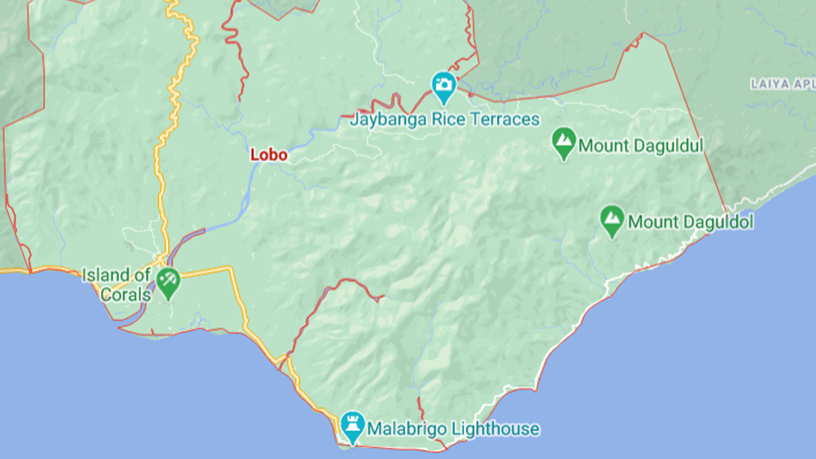 Map of Lobo, Batangas - Batangas History, Culture and Folklore