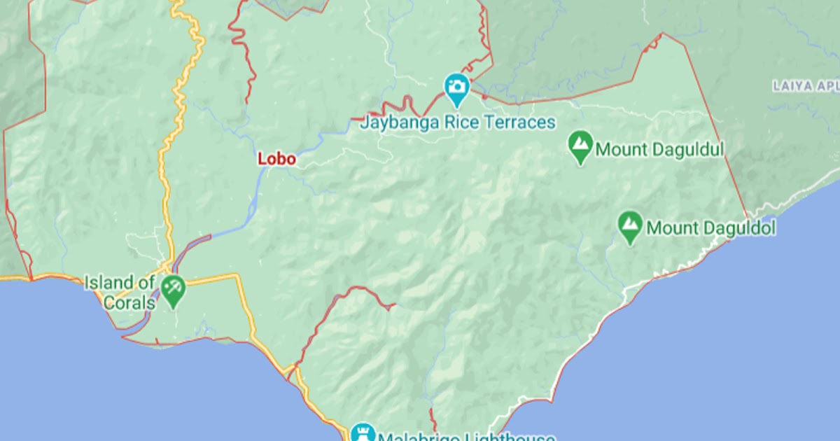 Map of Lobo, Batangas - Batangas History, Culture and Folklore