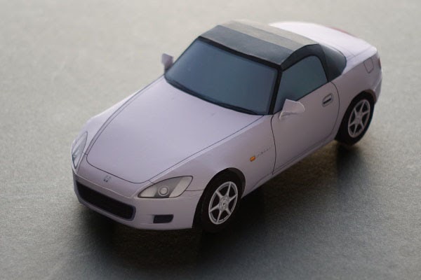 Honda S2000 Paper Model | Paperized Crafts