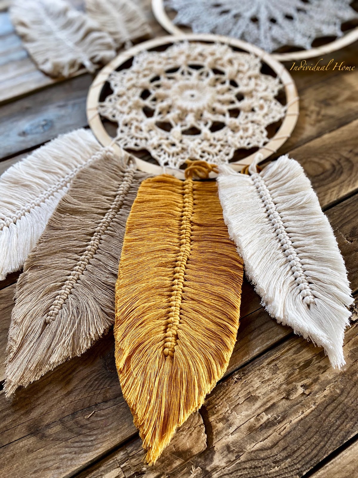 kriszdesign: Még több makramé levél