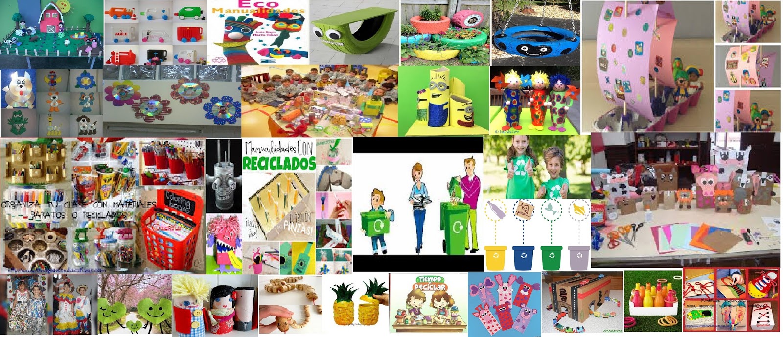 Creatividad en la infancia : COLLAGE DE MANUALIDADES ARTÍSTICAS CON ...