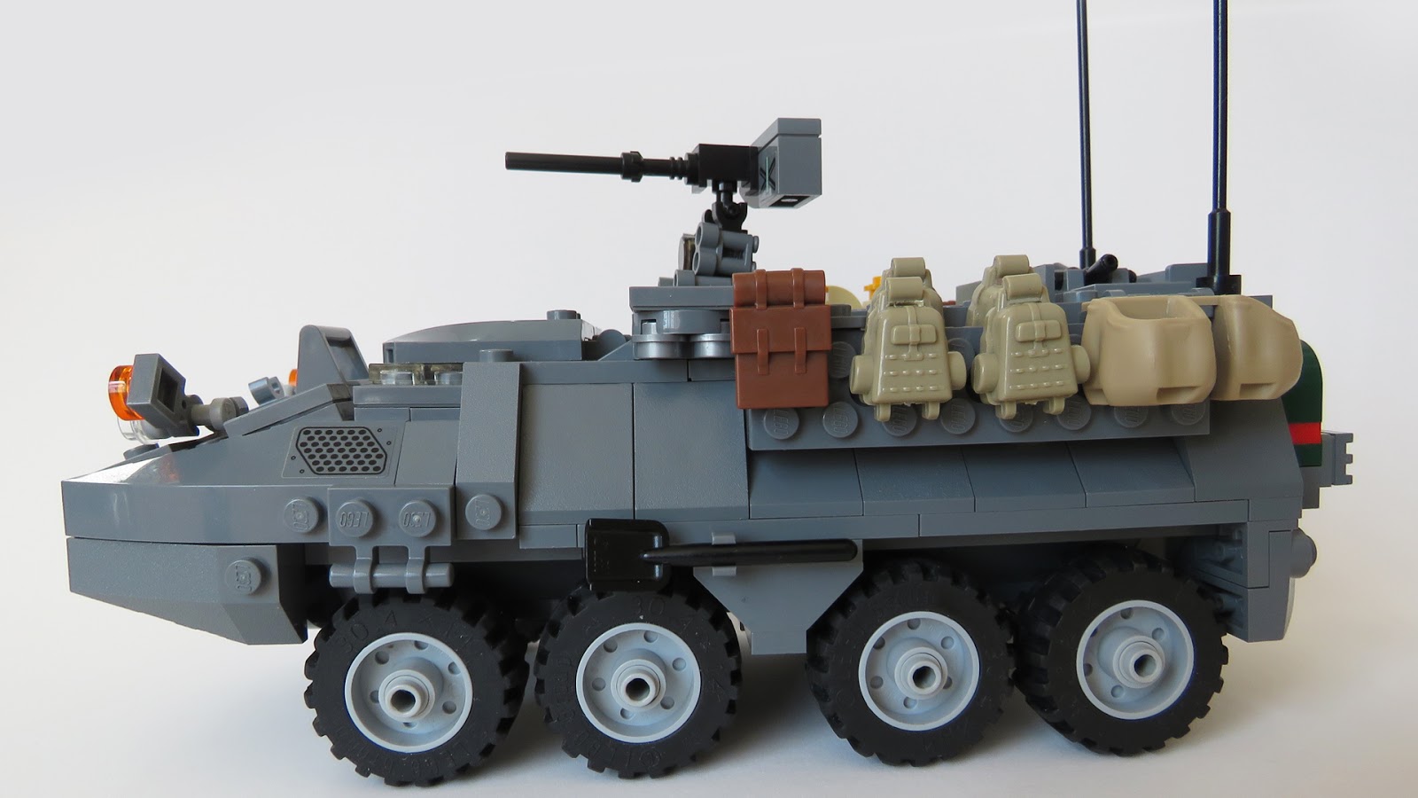 MOC ** LEGO STRYKER M1126 ** Infantry Carrier Vehicle - US Army - Build Instructions