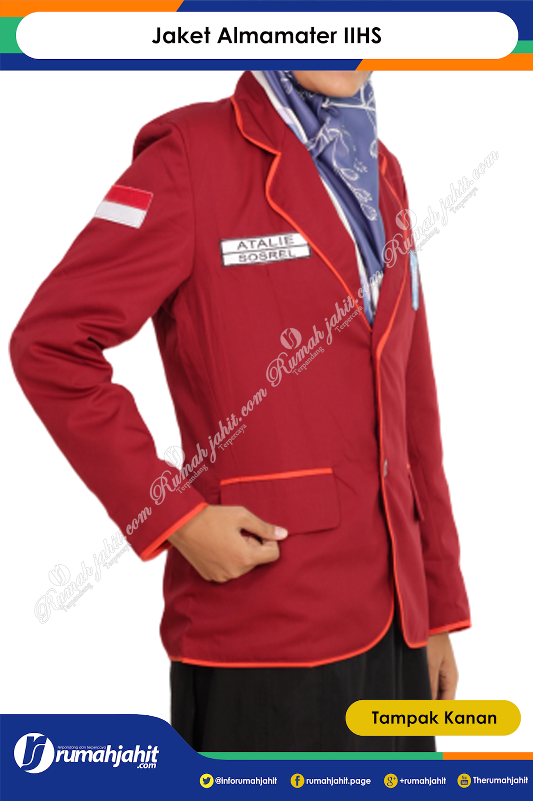 Jas Almamater OSIS SMA IIHS