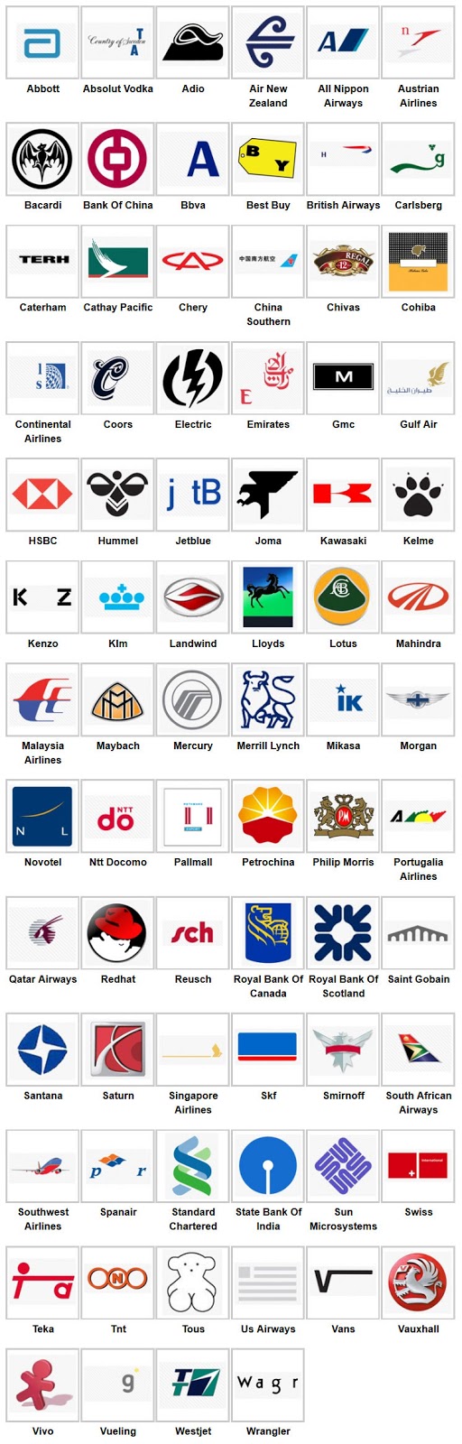 TEK: logo quiz answers levels