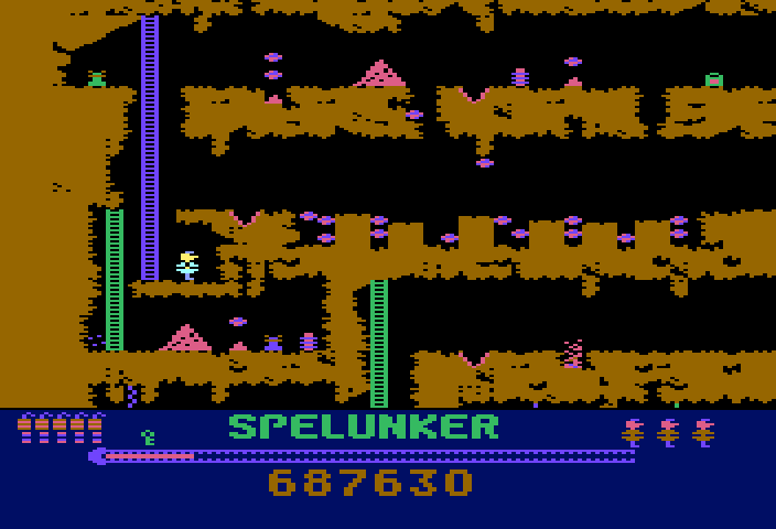 VGJUNK: SPELUNKER (ATARI 800)