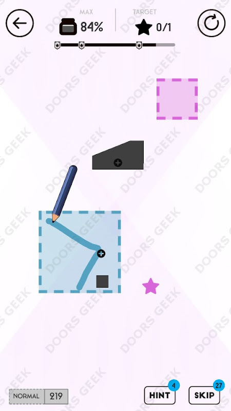 Draw Here Level 219 ~ Doors Geek