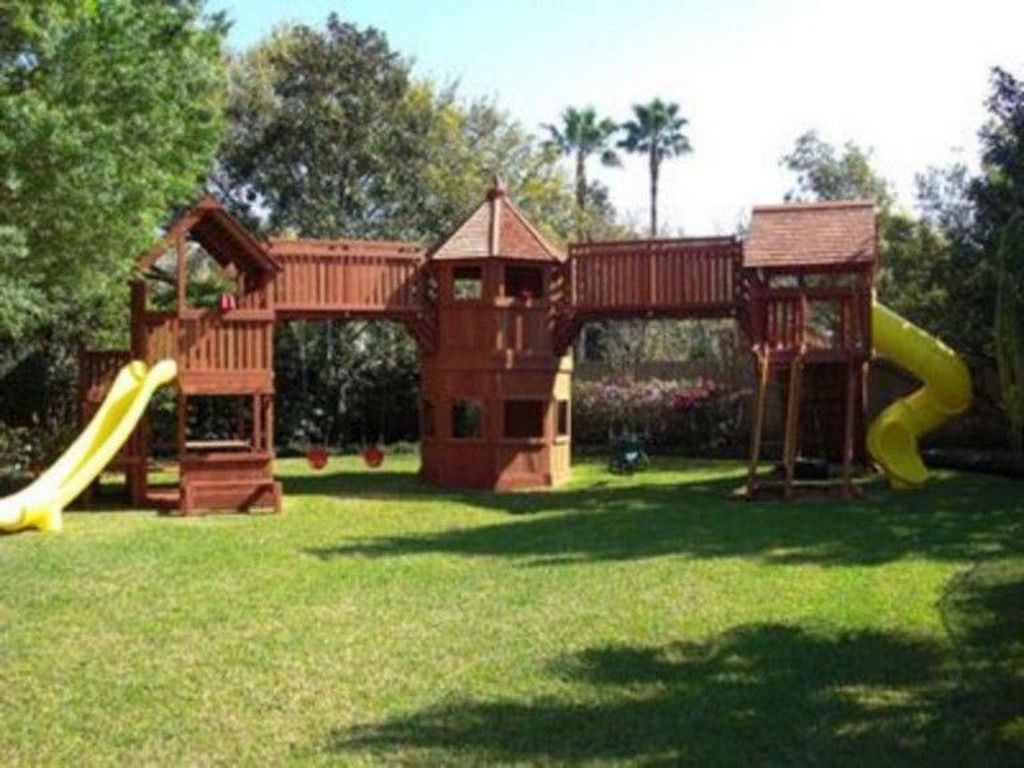 40 Incredible Backyard Playground Kids Design Ideas