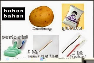 Percobaan Sains Sederhana: Cara Membuat Api dari Kentang