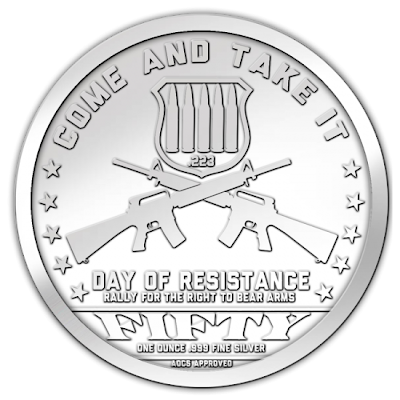 Ounces of Silver: Day of Resistance One Ounce Silver Round "Come and ...
