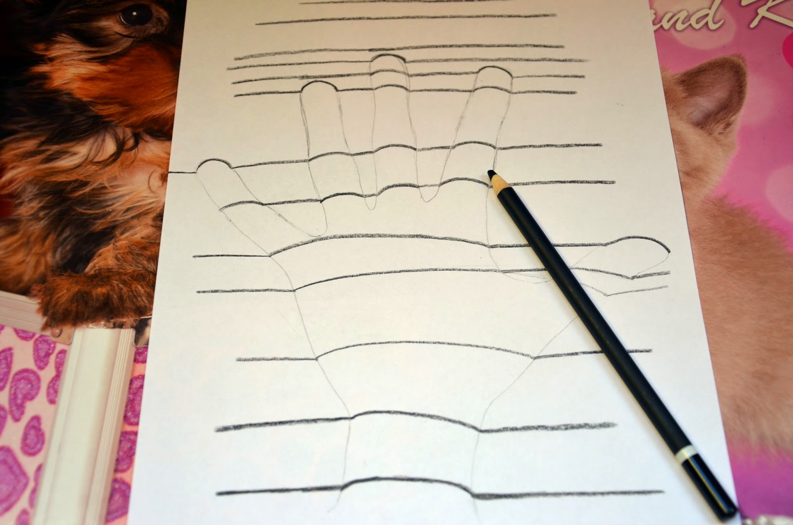 DIY: Rysunek reki 3D - Sara's City