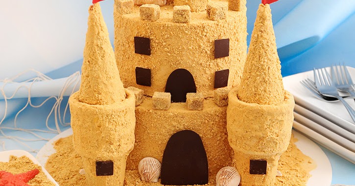 Sandcastle Cake | Sprinkle Bakes