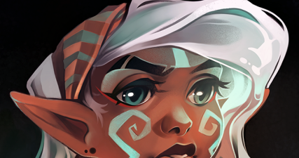 Disco Elf Corel - or how to make a stylized character