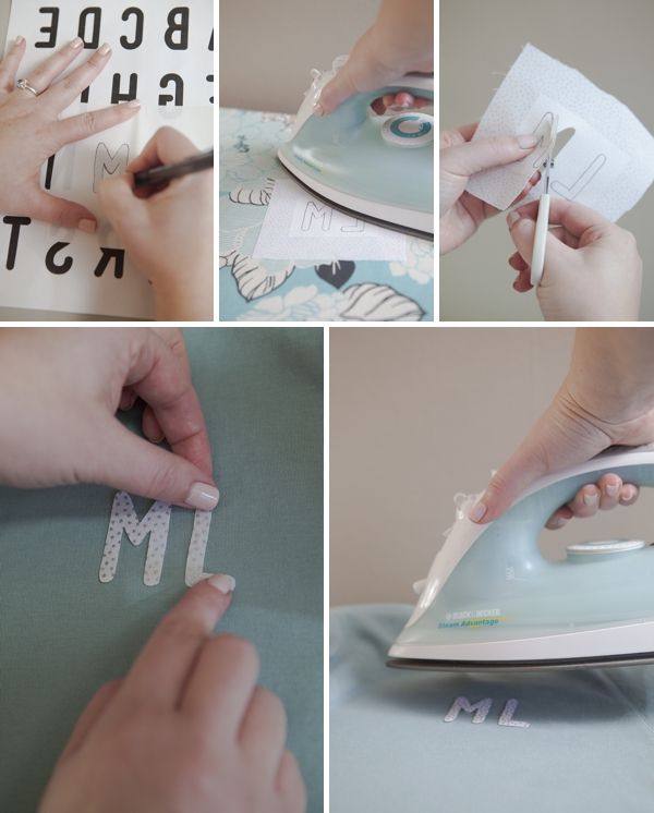 How To Iron On Letters ~ Thankyou Letter