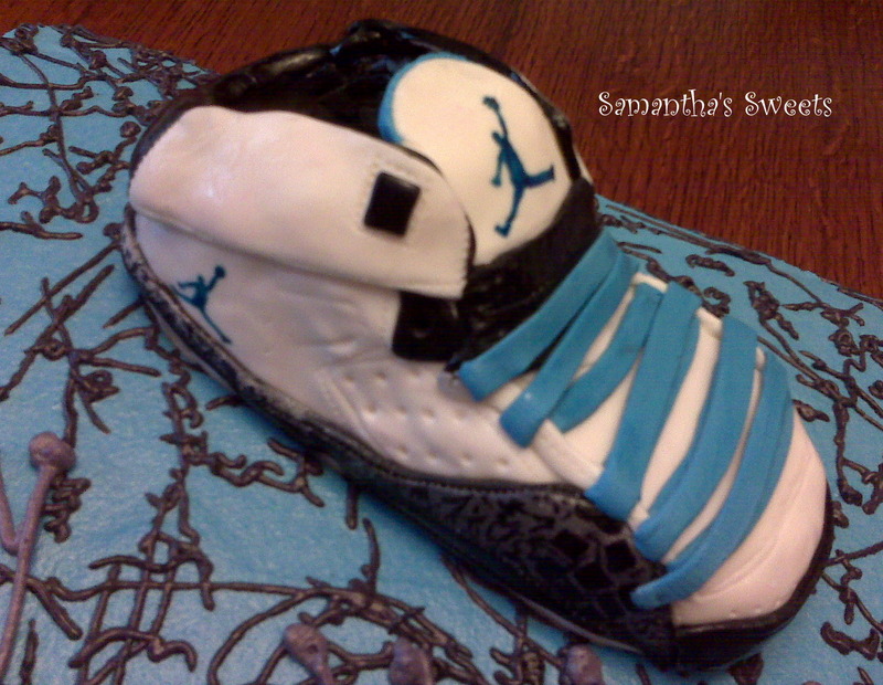 Samantha's Sweets and Sam's Sweet Art: Air Jordan Shoe Cake