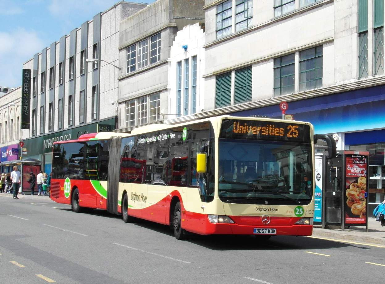 Southern England Bus Scene: Brighton Bendies