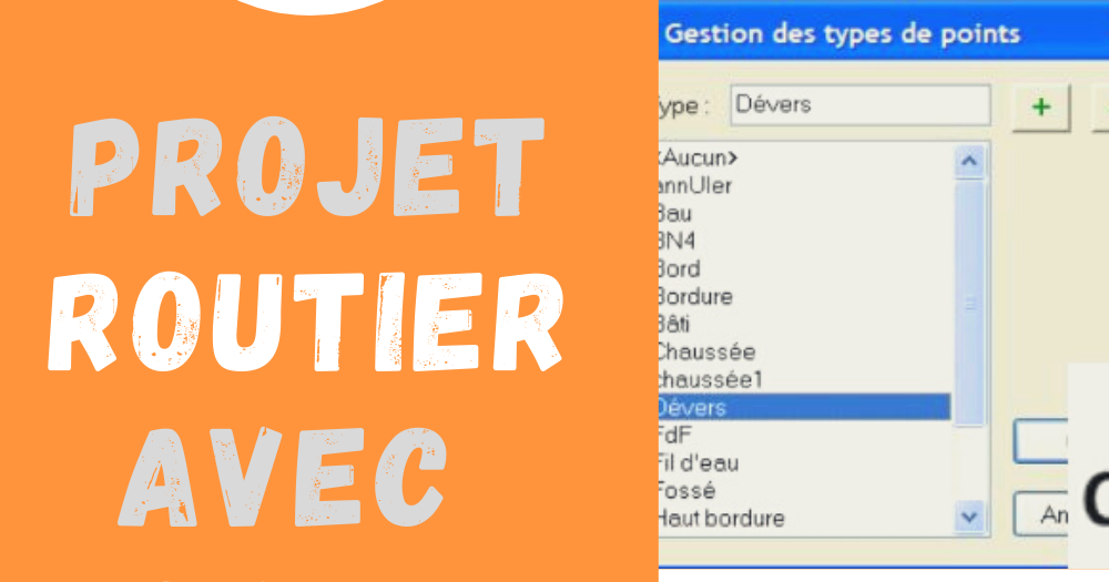 comment faire un projet routier avec Covadis - pdf