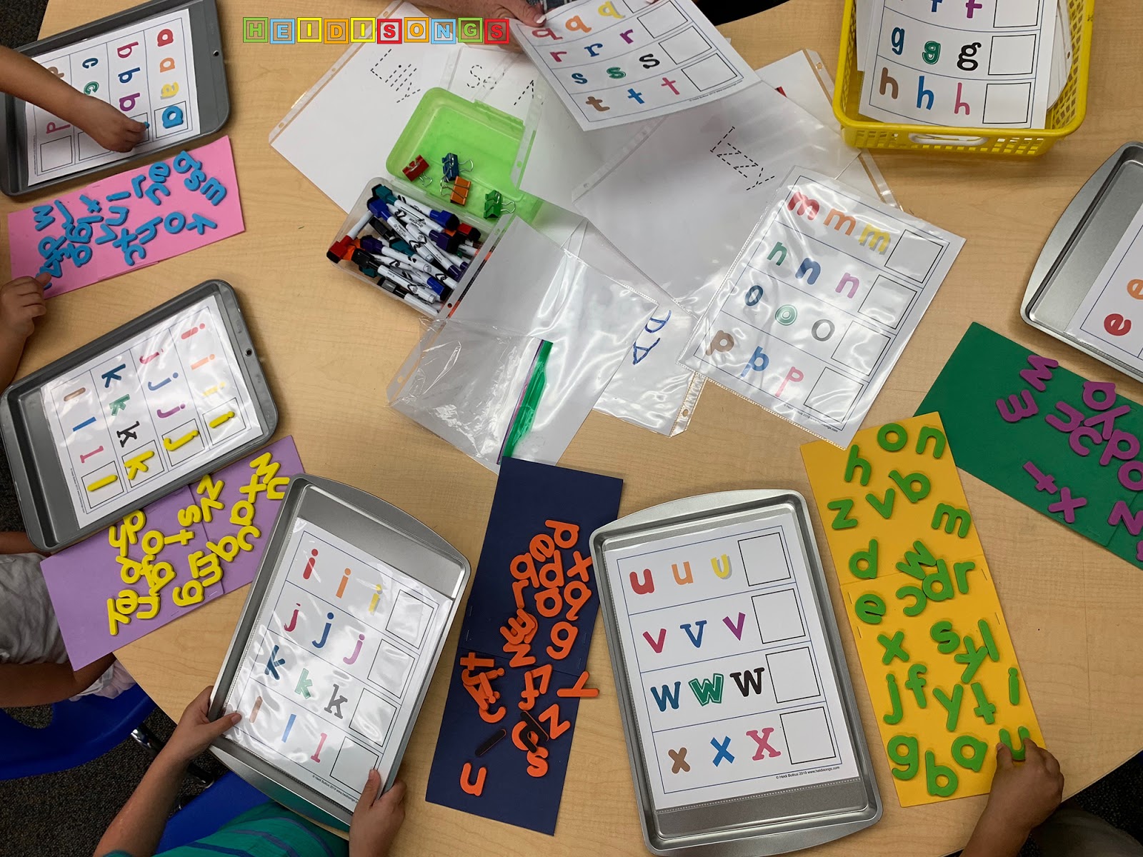 NEW - Cookie Sheet Alphabet Match with Magnetic Letters!