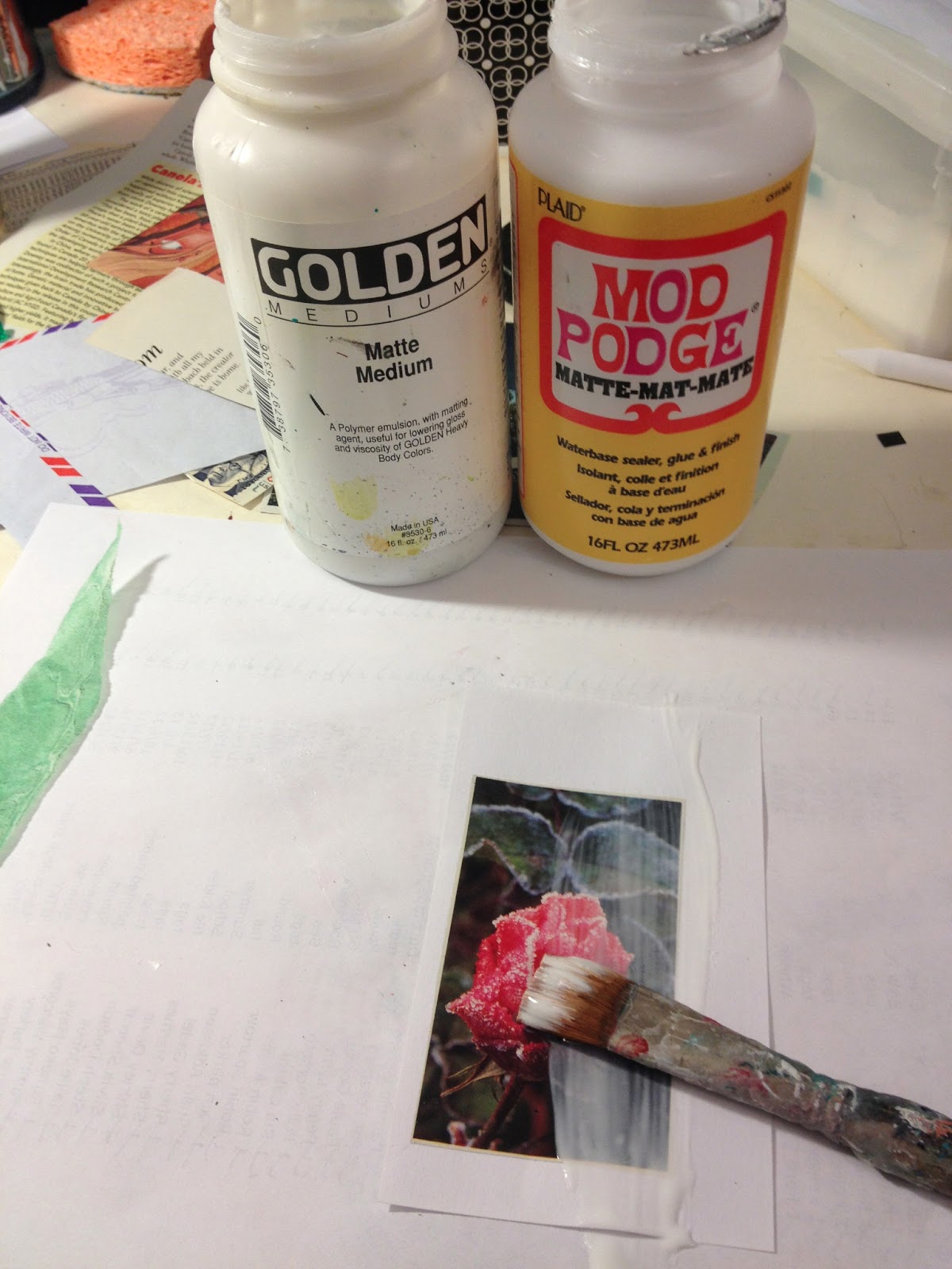 Mail me some art: Let's talk about glue