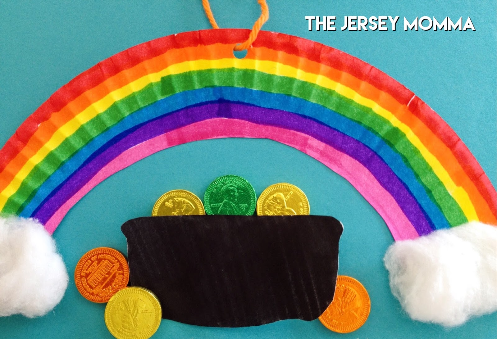 Easy St. Patrick's Day Crafts: Paper Plate Rainbows | The Jersey Momma